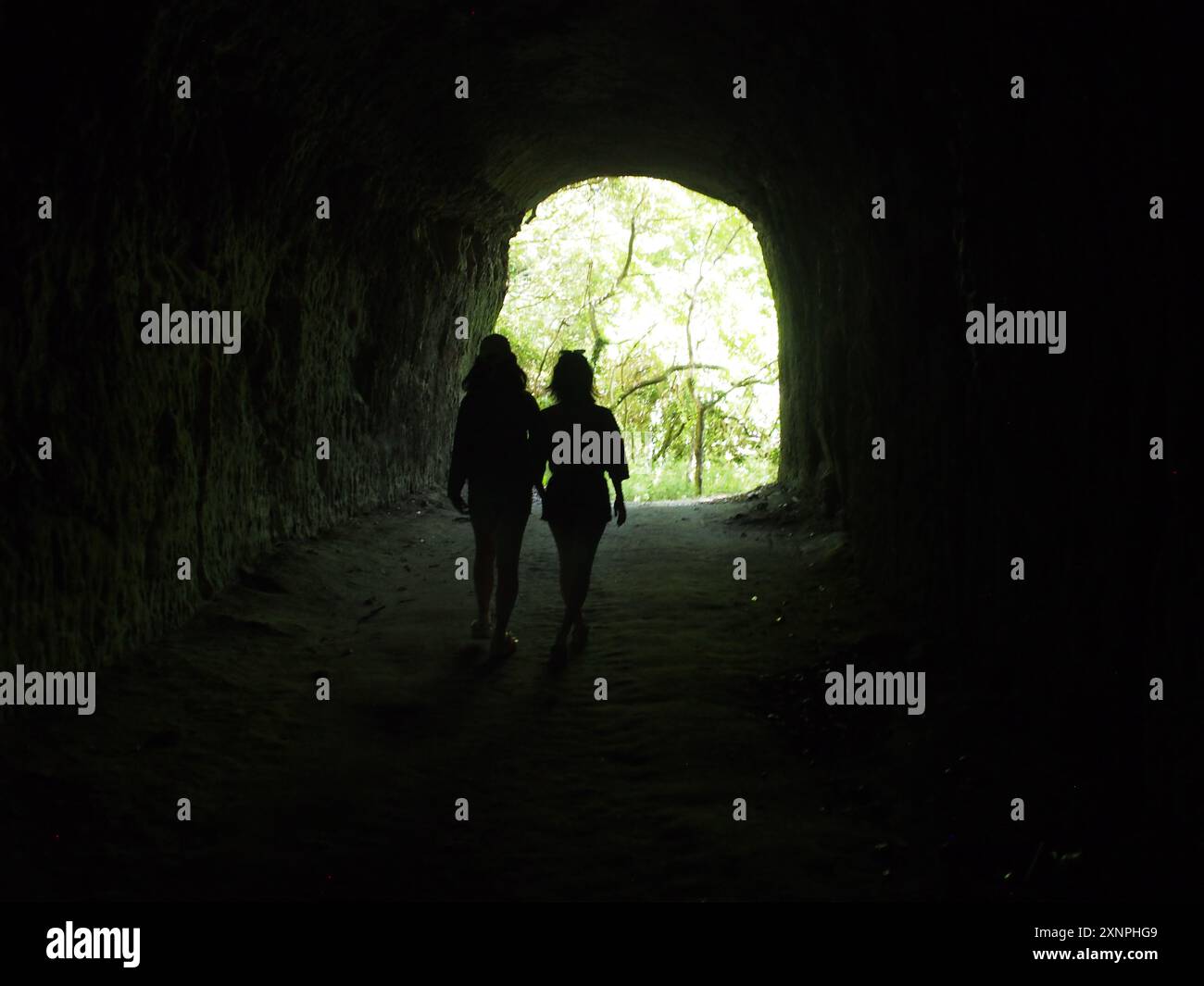 Exploring through the tunnels outside of Tokyo Stock Photo - Alamy