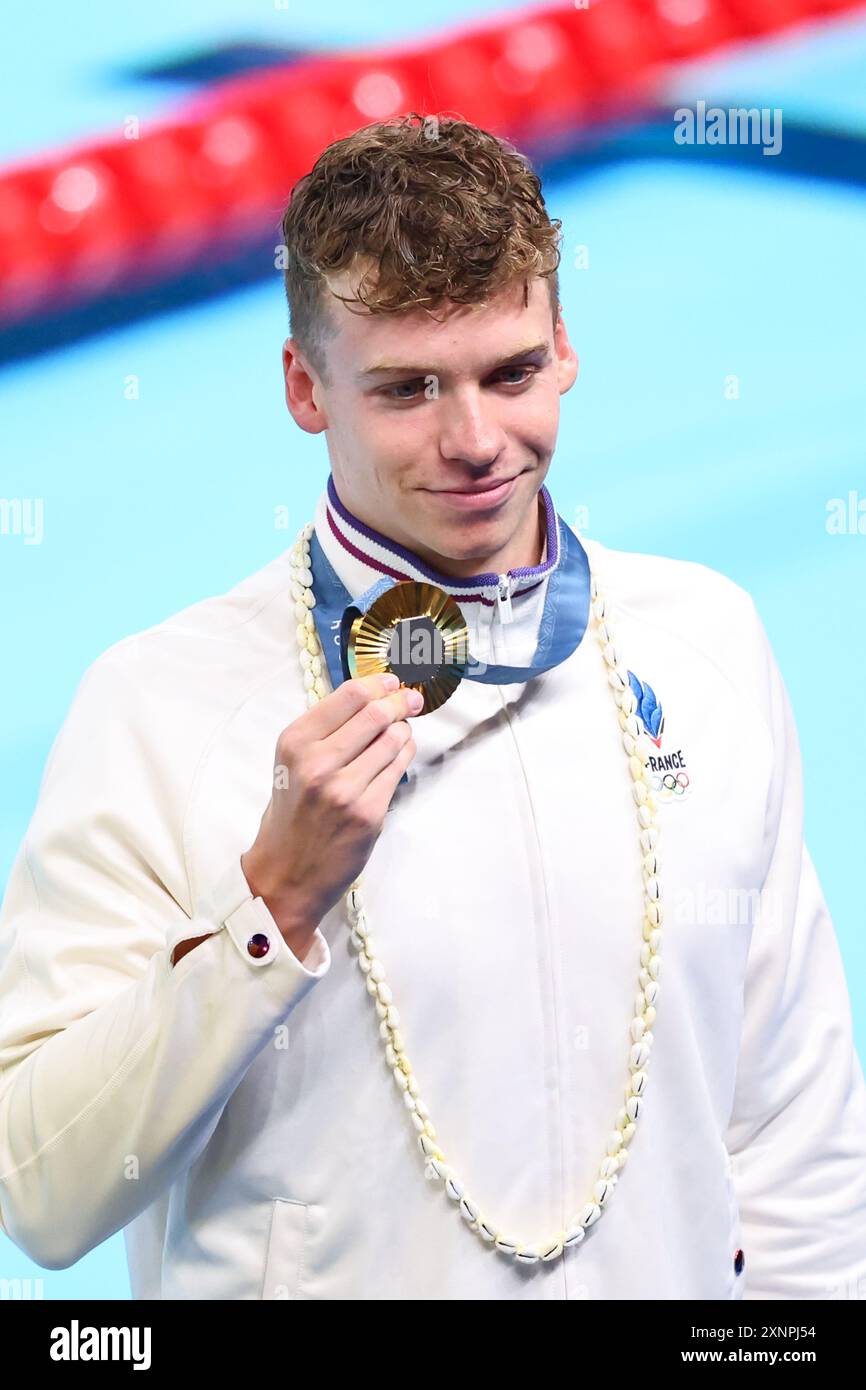Nanterre, France. 31st July, 2024. MARCHAND Leon (FRA) Swimming : Men's ...
