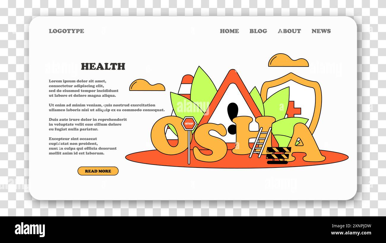 Workplace health and safety vector vectors hi-res stock photography and ...
