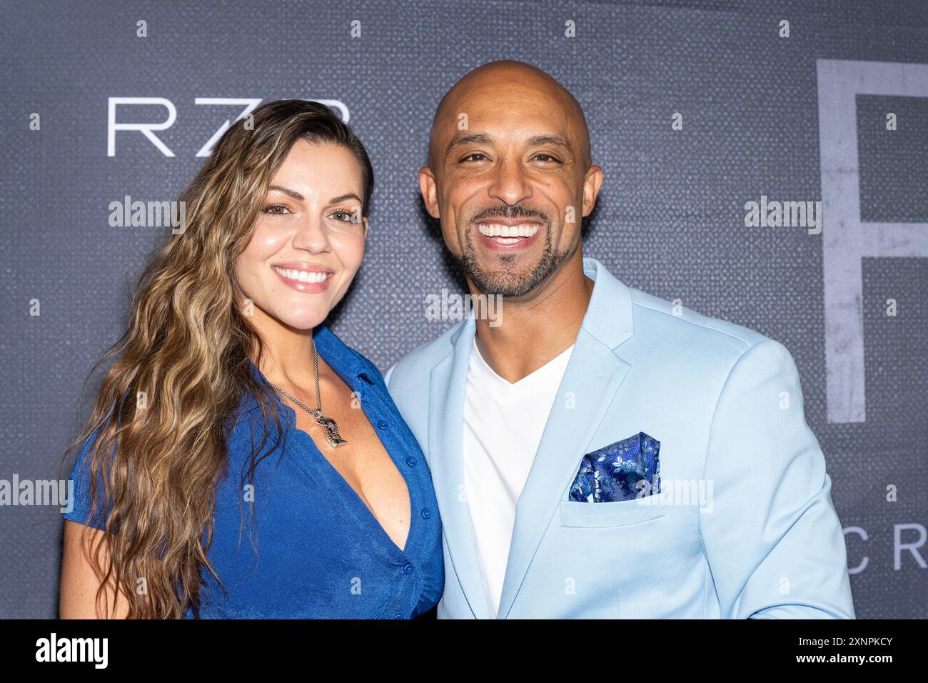 Los Angeles, USA. 01st Aug, 2024. Actor David Bianchi with girlfriend ...