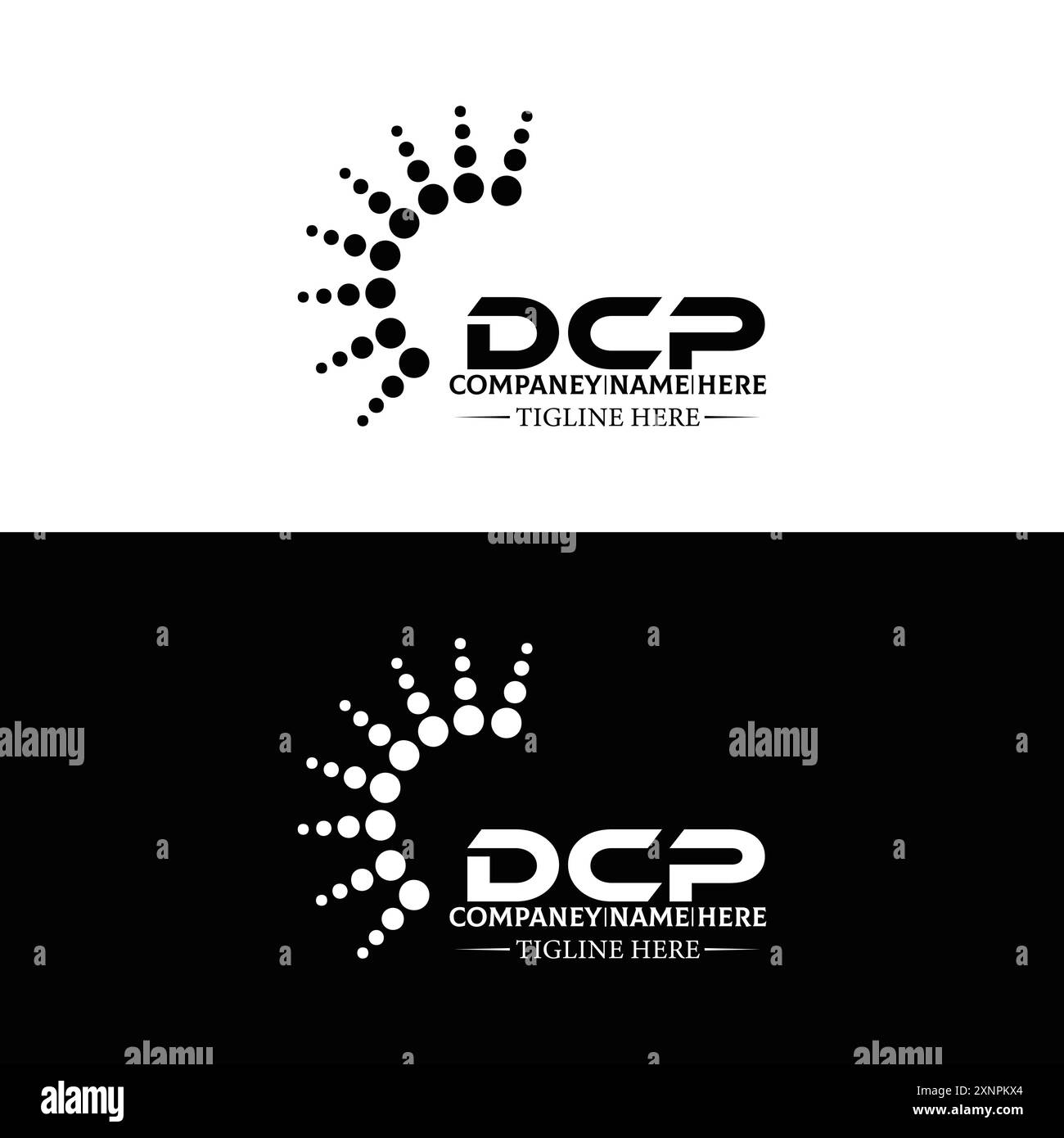 DCP logo. D C P design. White DCP letter. DCP, D C P letter logo design ...