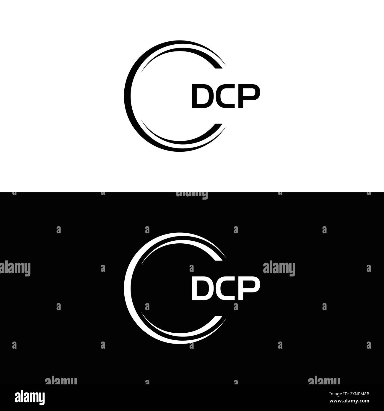 DCP logo. D C P design. White DCP letter. DCP, D C P letter logo design ...