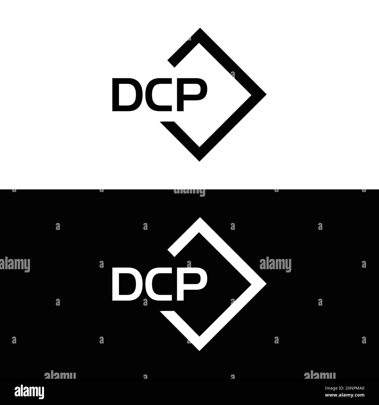DCP logo. D C P design. White DCP letter. DCP, D C P letter logo design ...