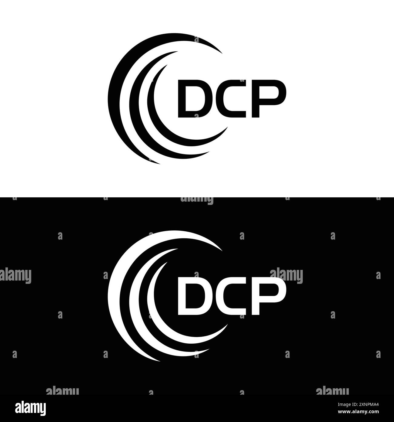 DCP logo. D C P design. White DCP letter. DCP, D C P letter logo design ...