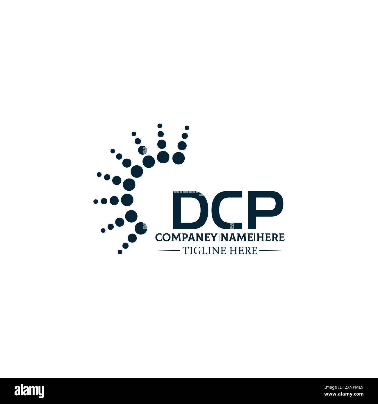 DCP logo. D C P design. White DCP letter. DCP, D C P letter logo design ...