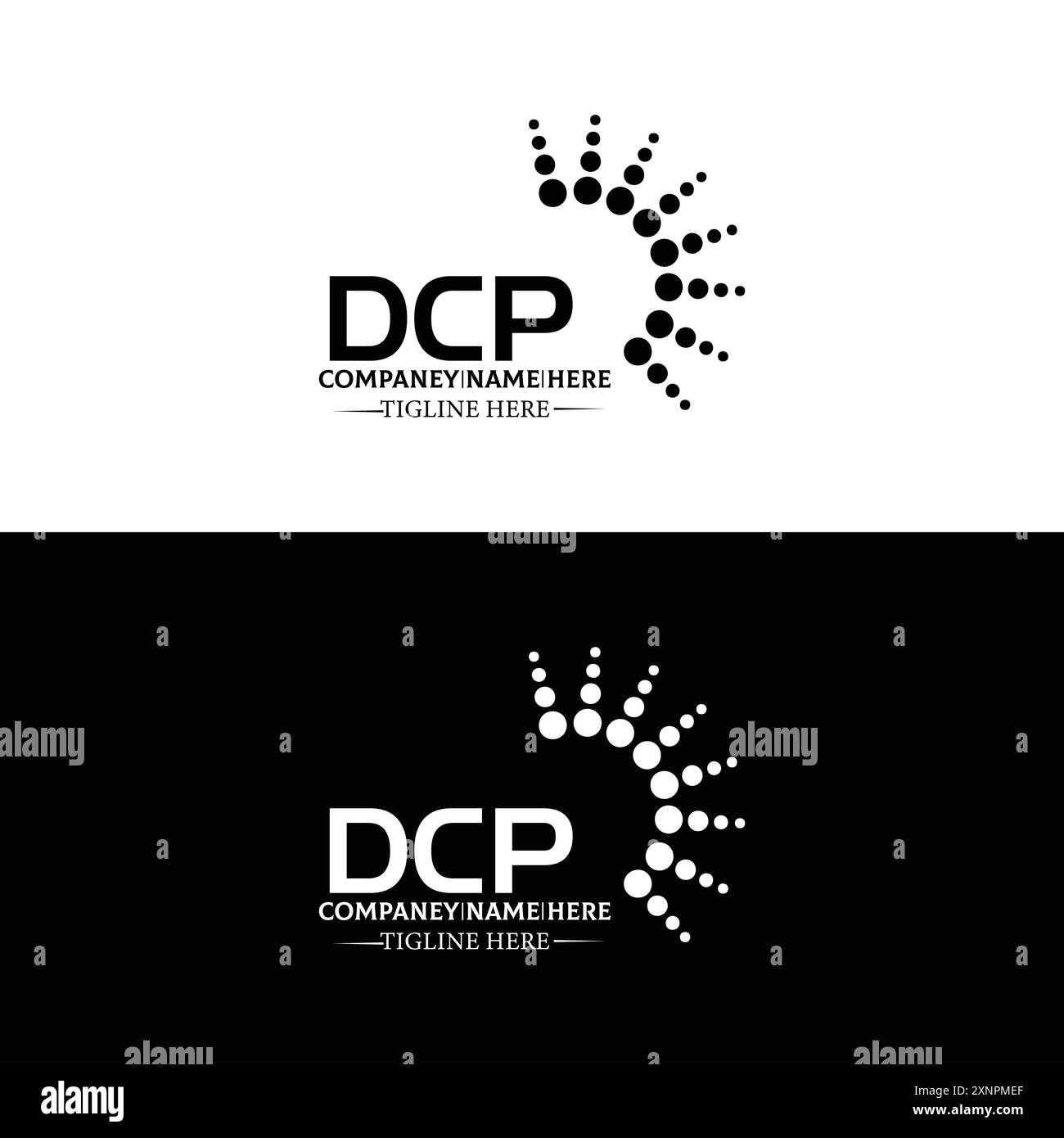 DCP logo. D C P design. White DCP letter. DCP, D C P letter logo design ...