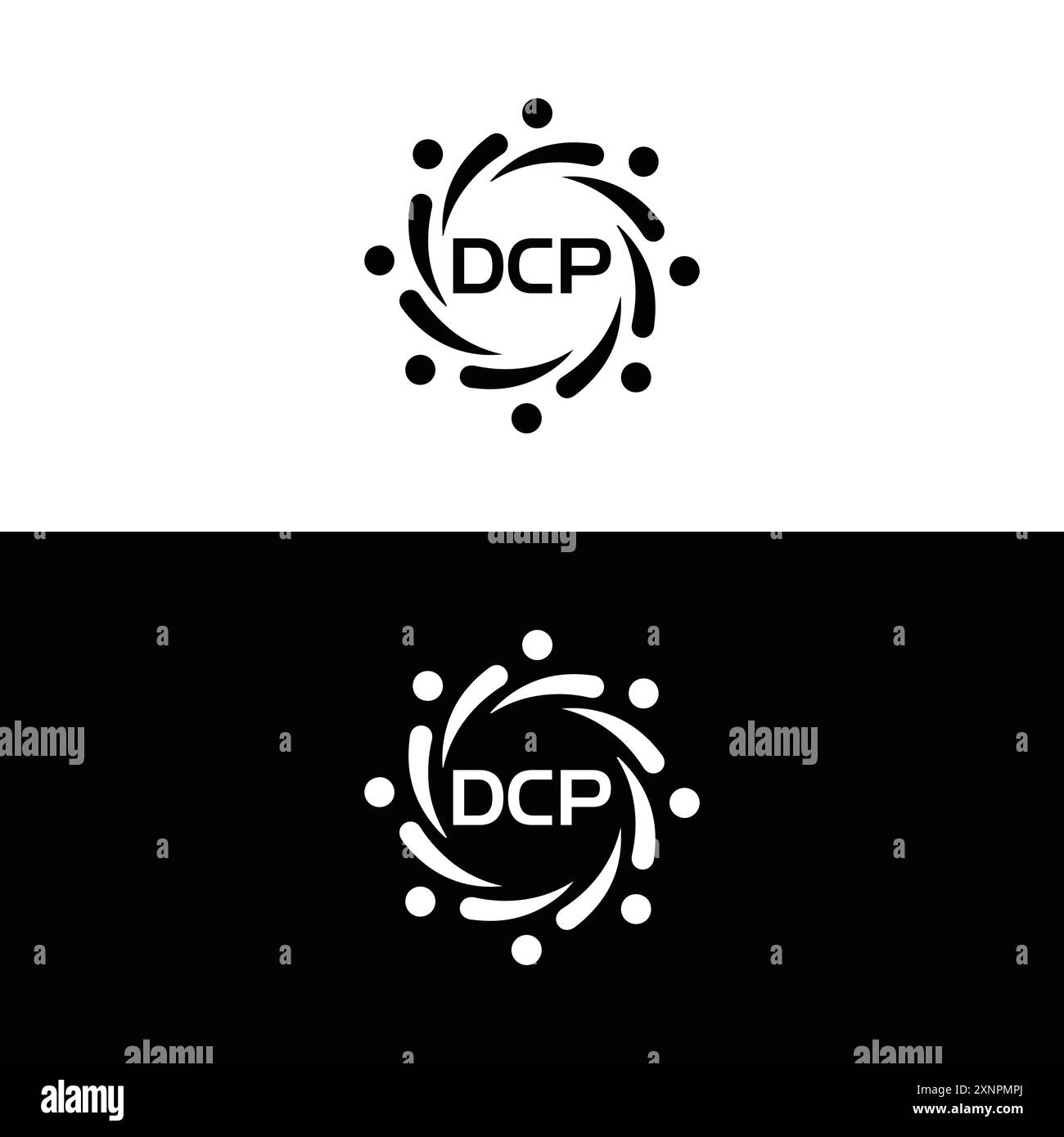 DCP logo. D C P design. White DCP letter. DCP, D C P letter logo design ...
