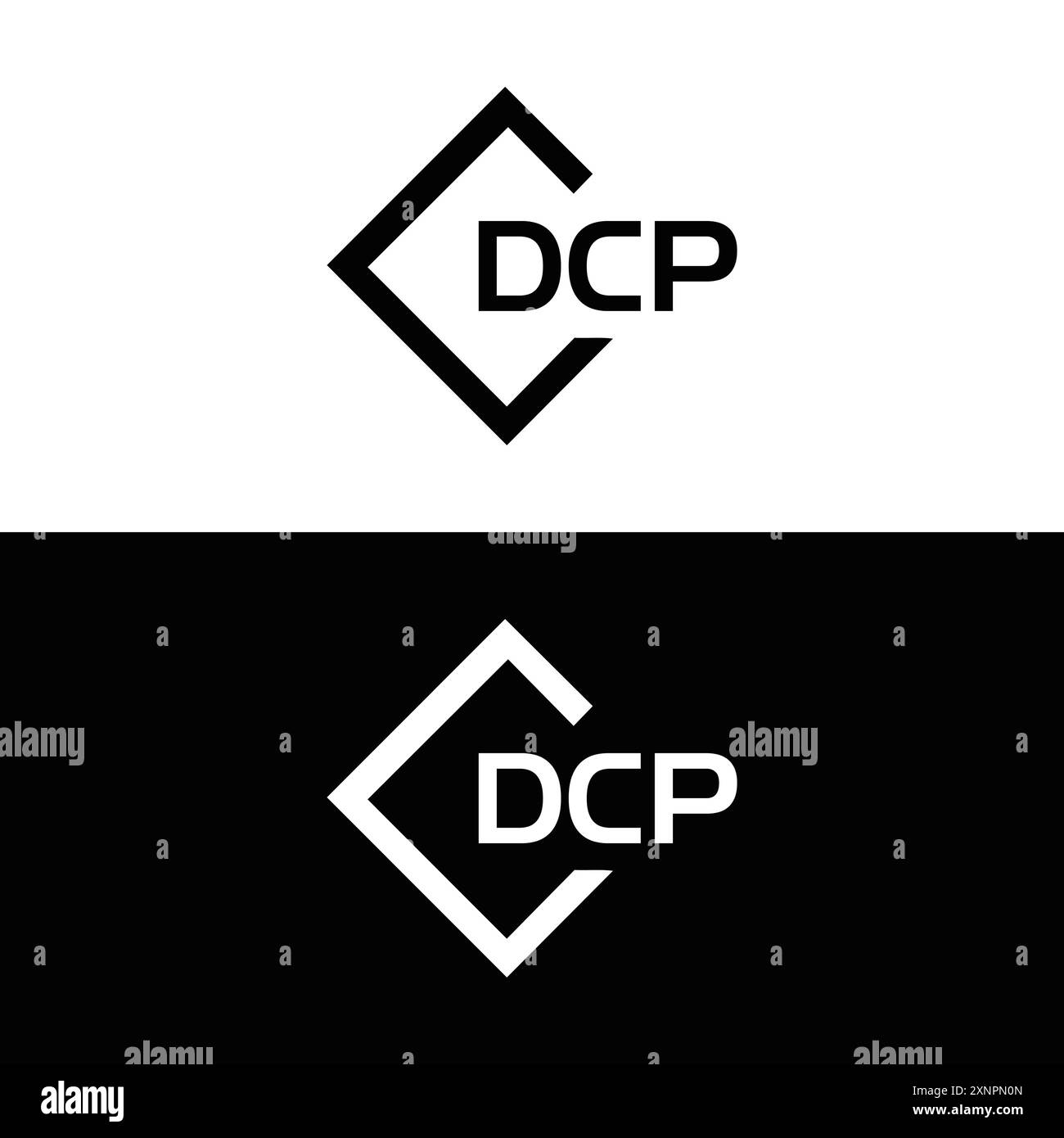 DCP logo. D C P design. White DCP letter. DCP, D C P letter logo design ...