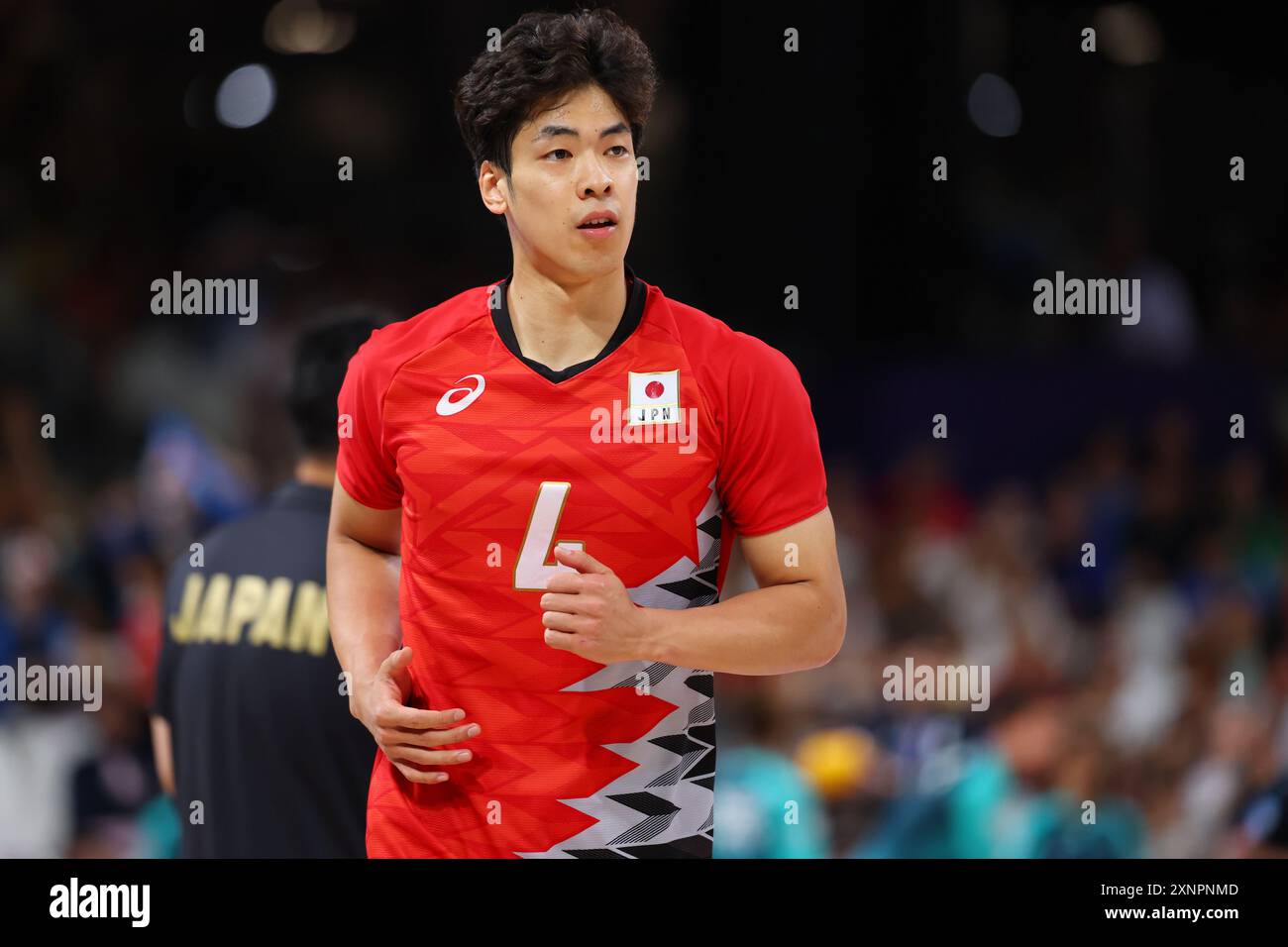 Paris, France. 31st July, 2024. Kento Miyaura (JPN) Volleyball : Men's ...