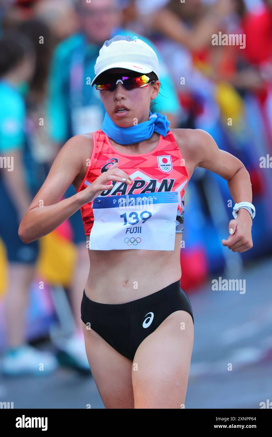 Paris, France. 1st Aug, 2024. Nanako Fujii (JPN) Race Walk : Women's 20km Race Walk during the ...