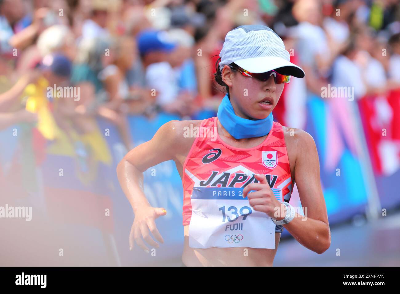 Paris, France. 1st Aug, 2024. Nanako Fujii (JPN) Race Walk : Women's 20km Race Walk during the ...