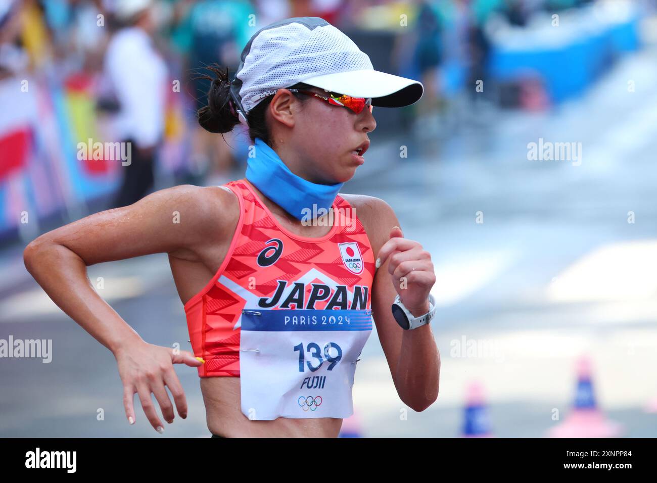 Paris, France. 1st Aug, 2024. Nanako Fujii (JPN) Race Walk : Women's 20km Race Walk during the ...