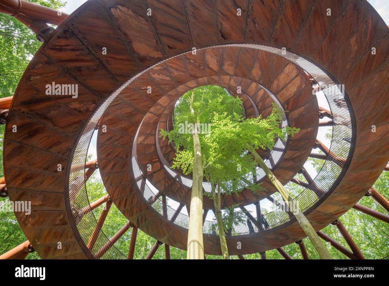 The Forest Tower, Zealand, Denmark; It is located south of Copenhagen ...