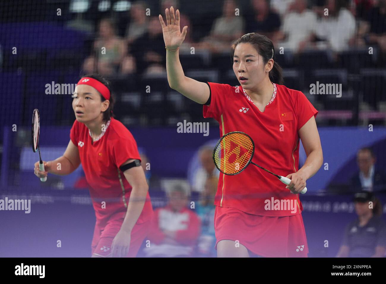 **CHINESE MAINLAND, HONG KONG, MACAU AND TAIWAN OUT** Chinese badminton players Chen Qingchen ...