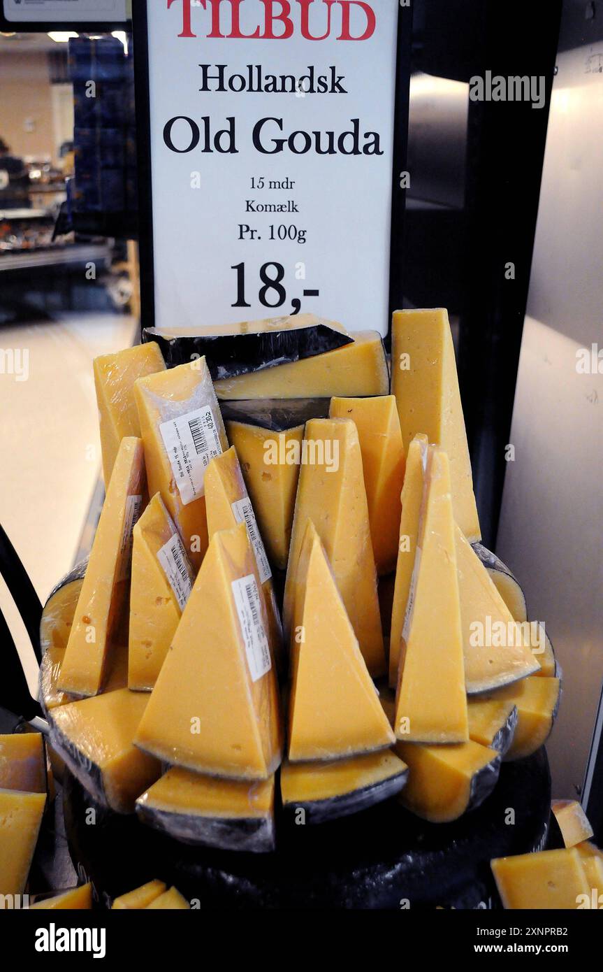 Copenhagen/ DenmarK/ 01 August 2024/Dutch old cheese from netherlands ...