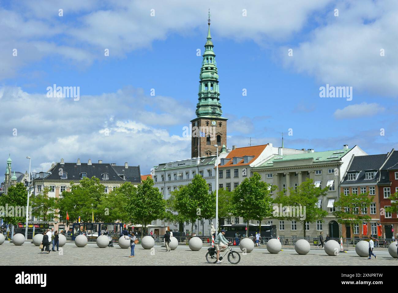 Danish architecture buildings in the center of Copenhagen,Denmark ...