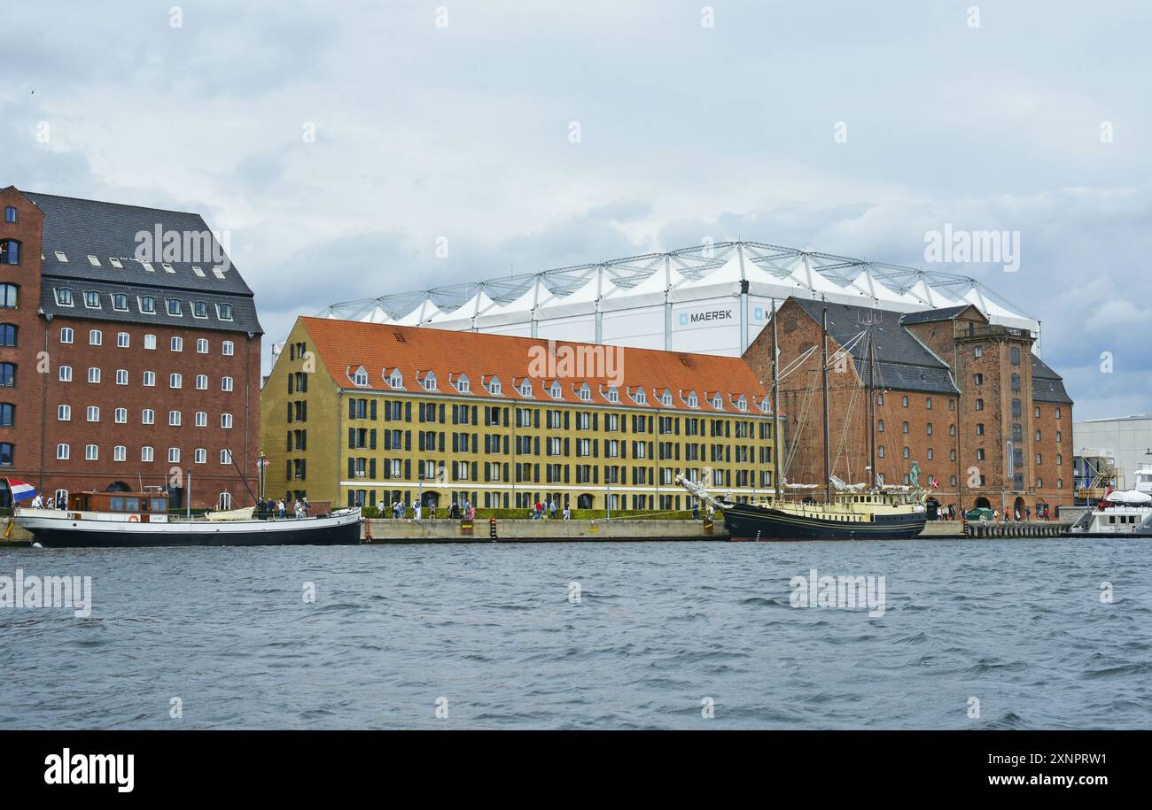 Danish architecture buildings in the center of Copenhagen,Denmark ...