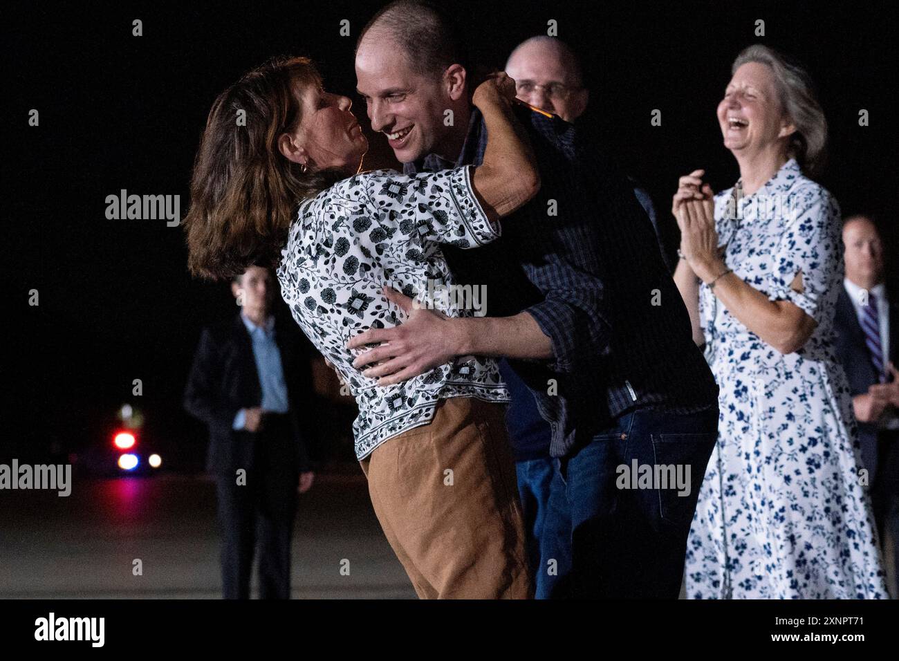 Joint Base Andrews, United States. 01st Aug, 2024. Reporter Evan ...