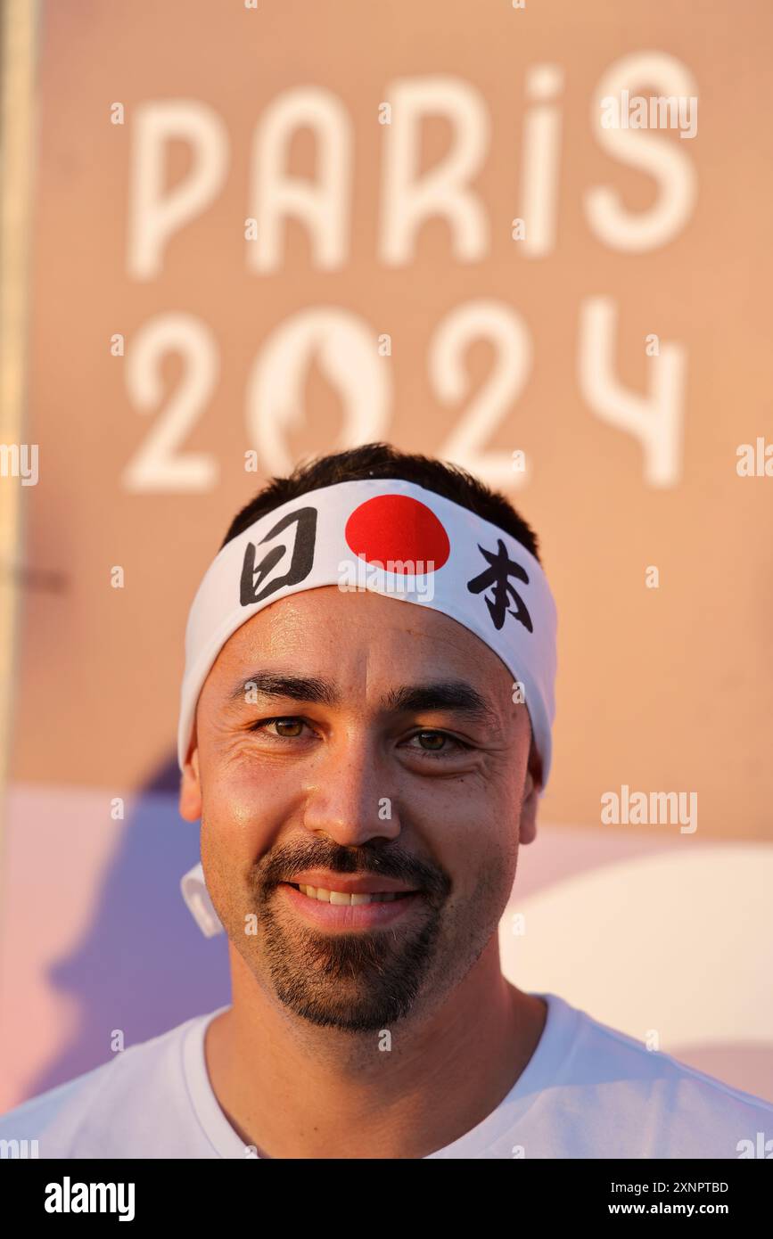 French supporters and public Paris 2024. French supporters of the ...