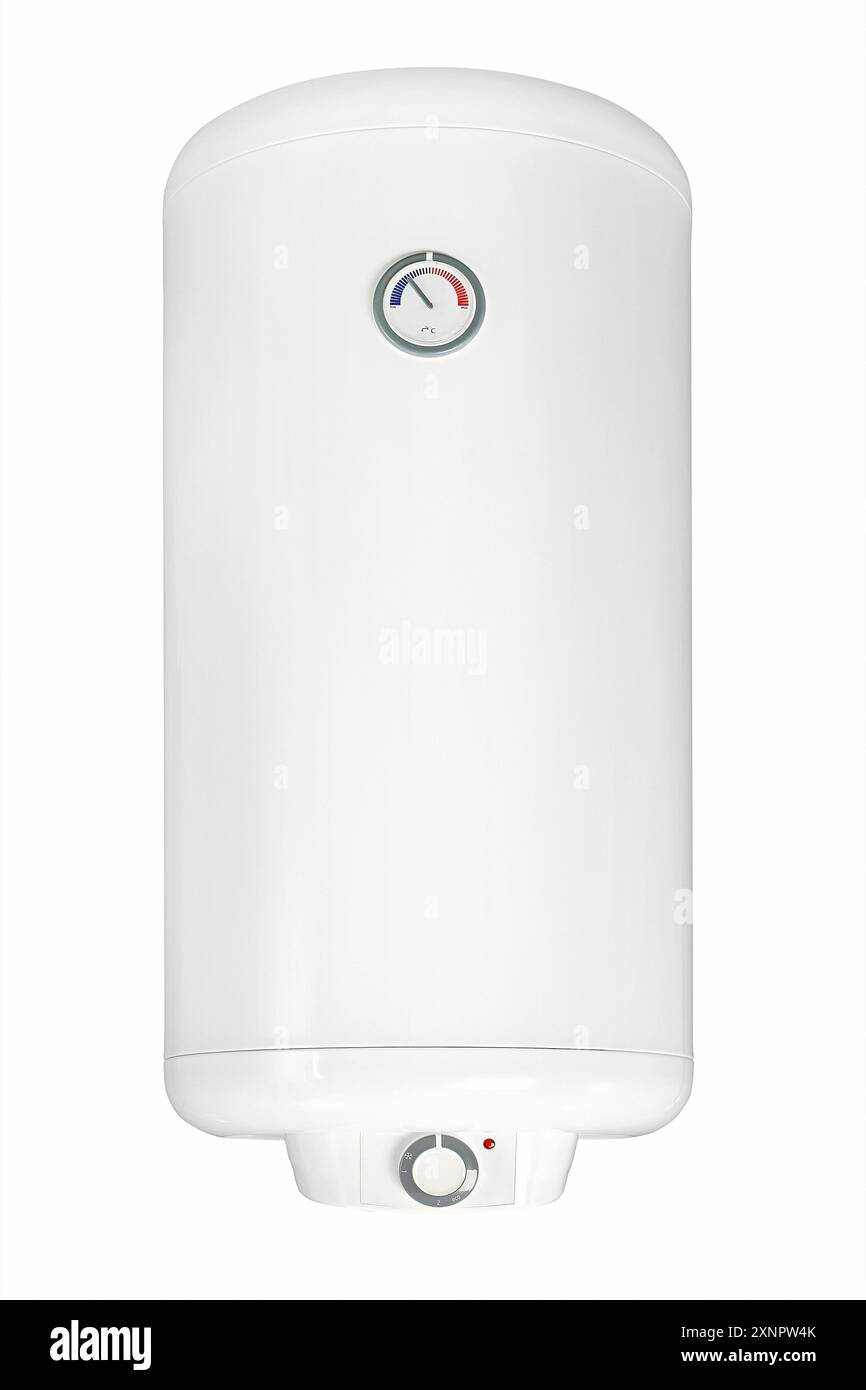 Big modern tanked combination boiler. Large regular household budget ...