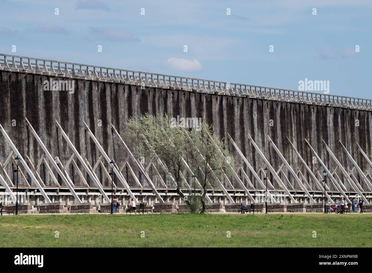 Europe’s largest wooden complex of three graduation towers with a total ...