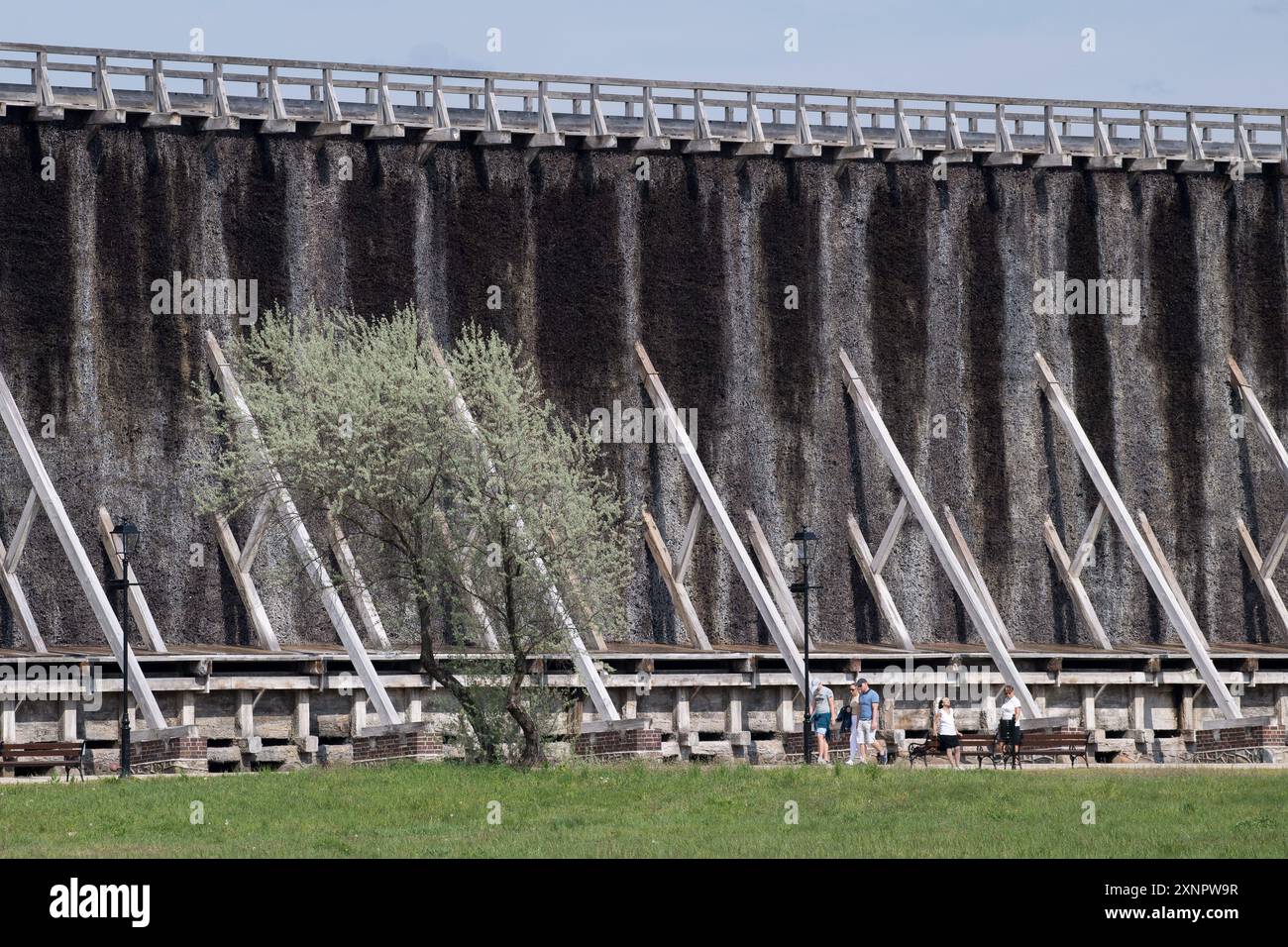 Europe’s largest wooden complex of three graduation towers with a total ...