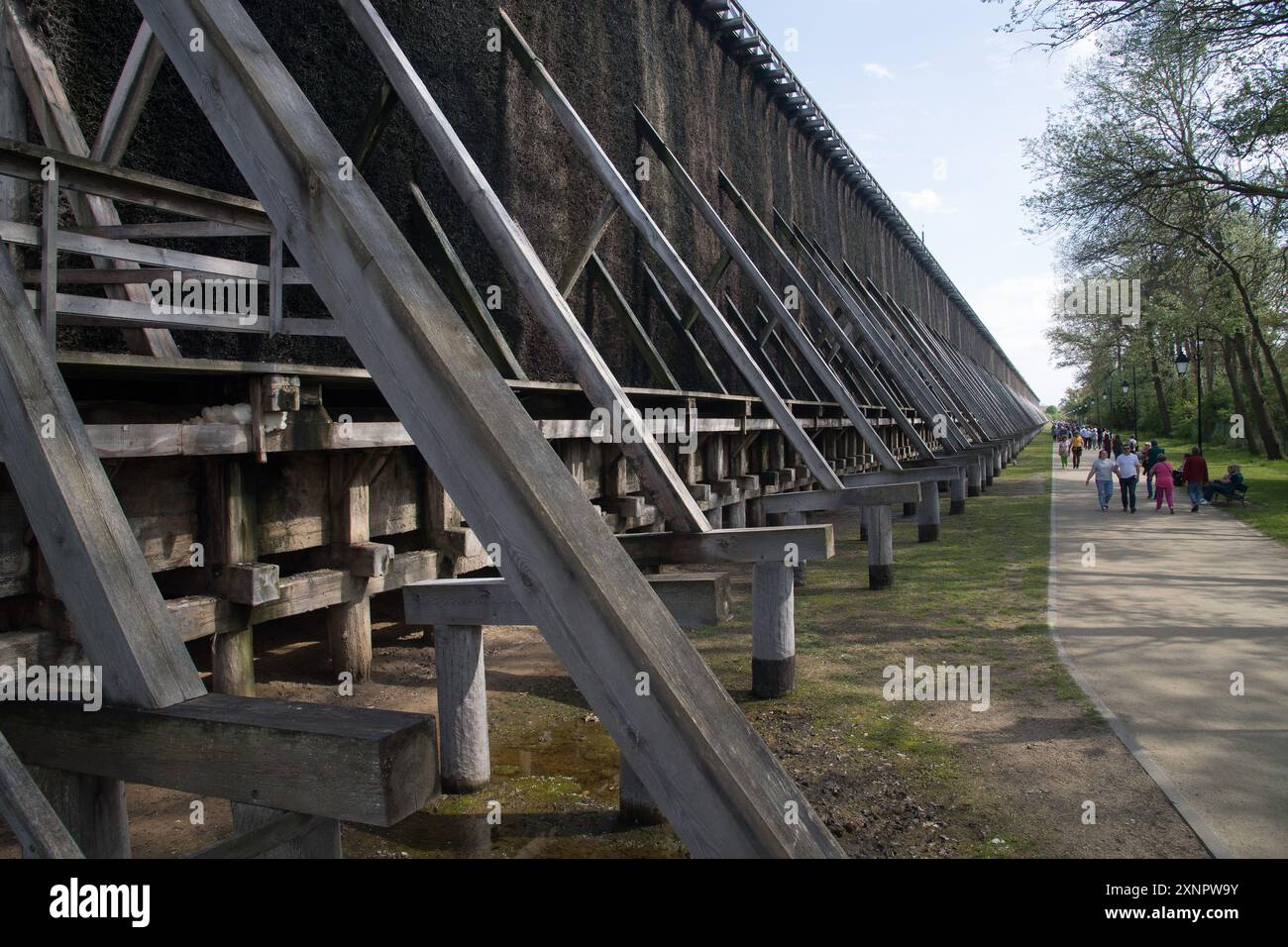 Europe’s largest wooden complex of three graduation towers with a total ...
