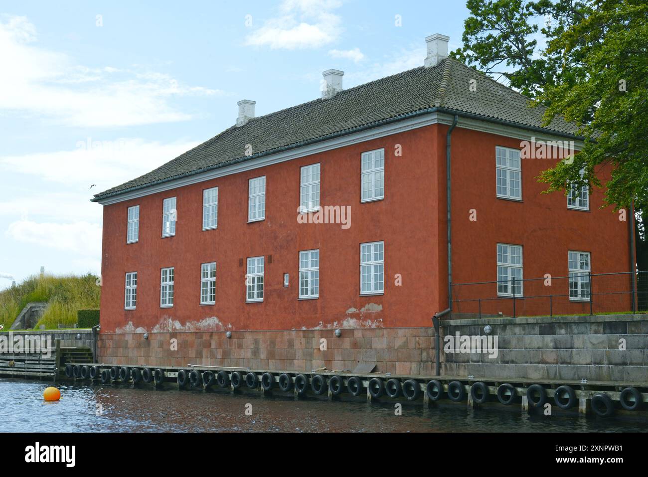 The Trekroner sea fort located at the entrance to the port of ...