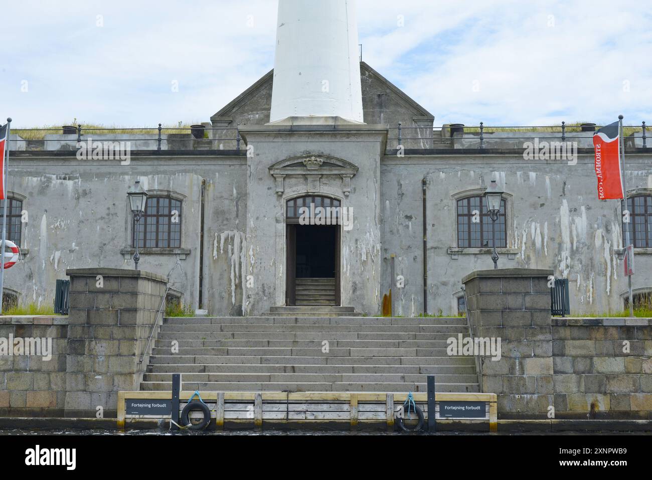 The Trekroner sea fort located at the entrance to the port of ...