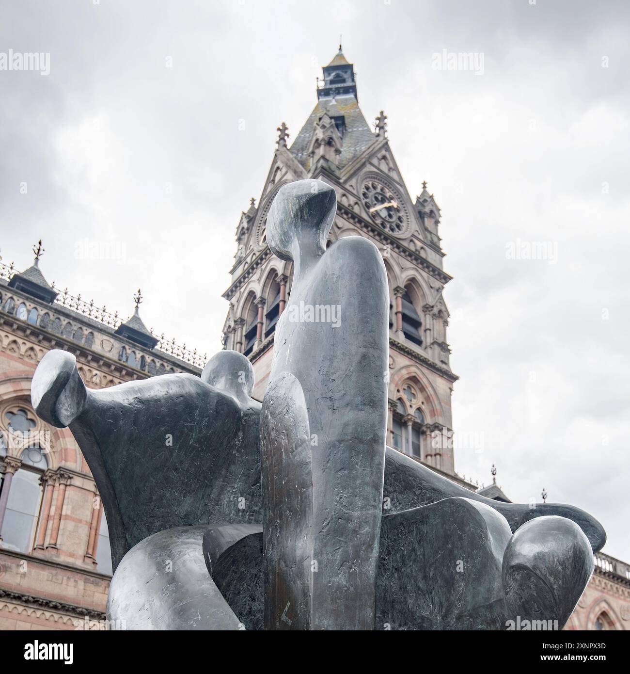 A celebration of Chester sculpture by Stephen Broadbent in front of the ...