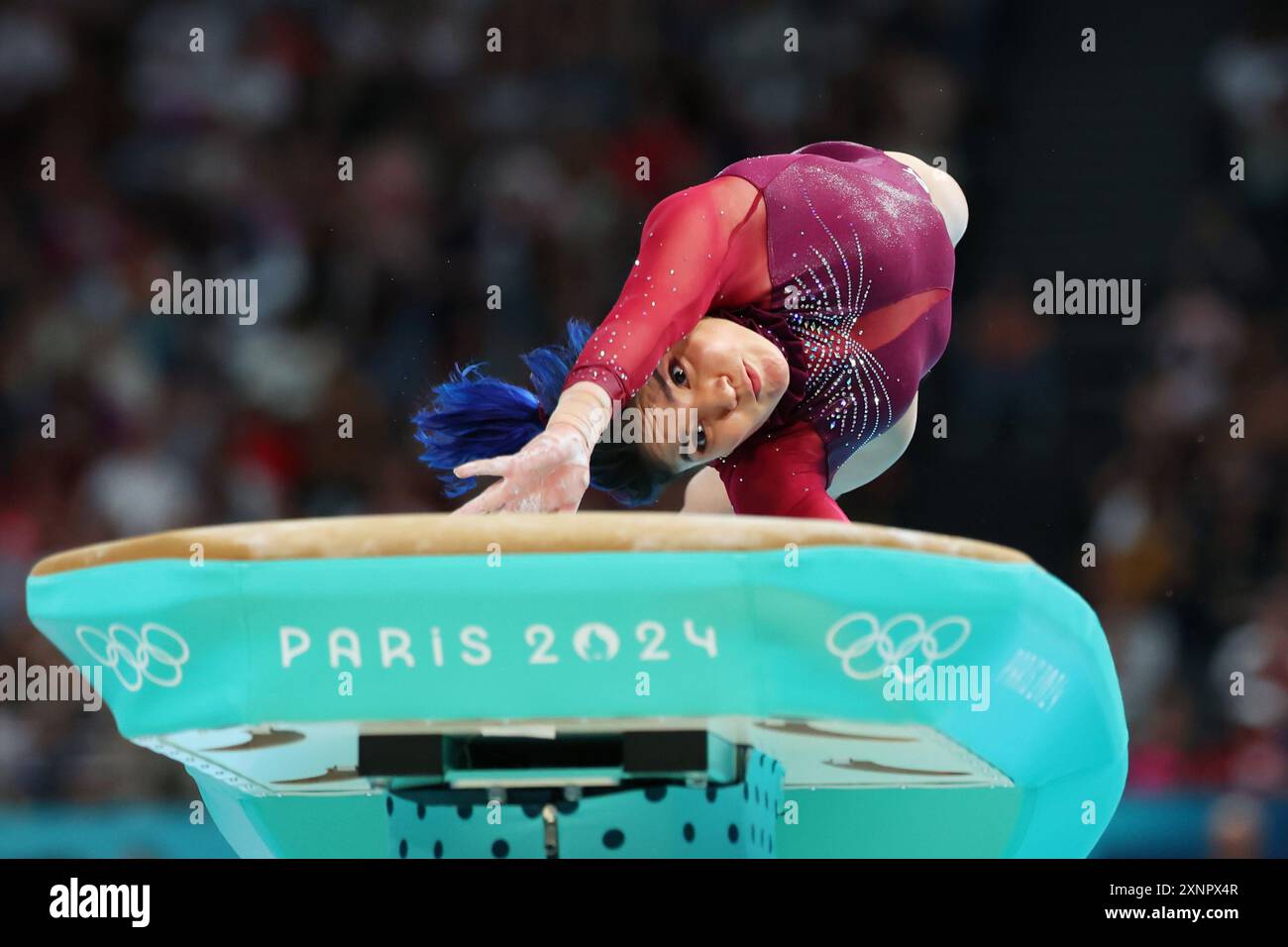 Paris, France. 28th July, 2024. Alexa Moreno (MEX) Gymnastics ...