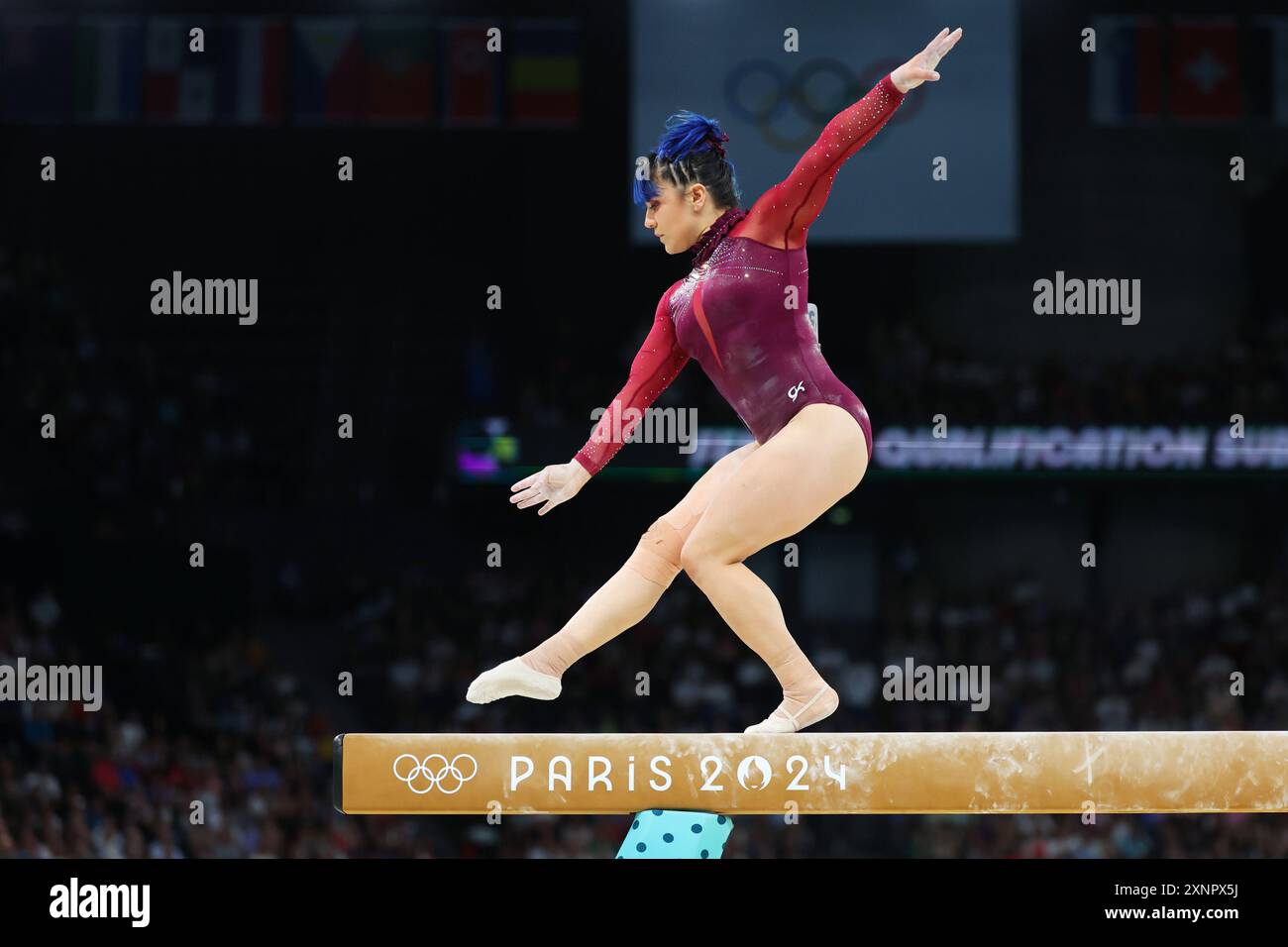 Paris, France. 28th July, 2024. Alexa Moreno (MEX) Gymnastics ...