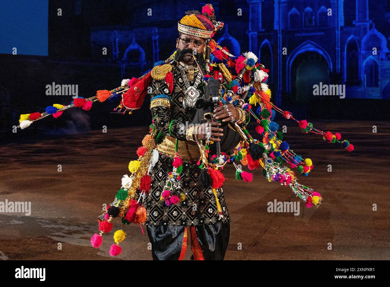 Teamwork Arts India perform on the Esplanade during the Royal Edinburgh ...