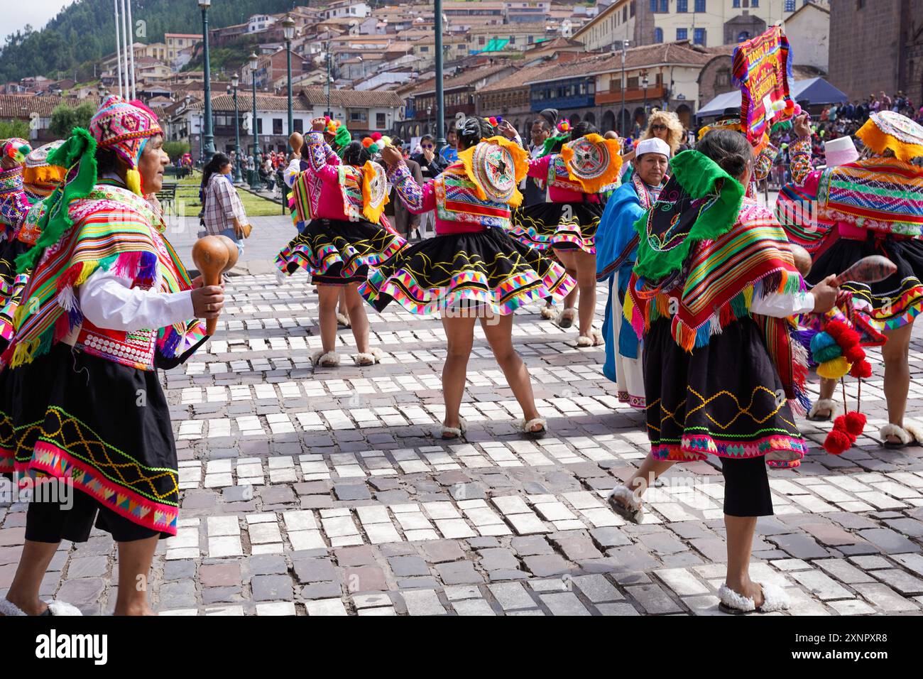 Cusco, Peru - April 11, 2024: Traditional Dancing during a Parade at ...