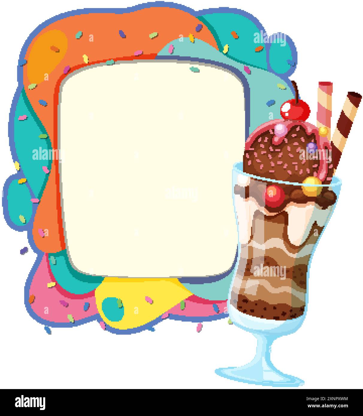 Sundae artwork hi-res stock photography and images - Alamy