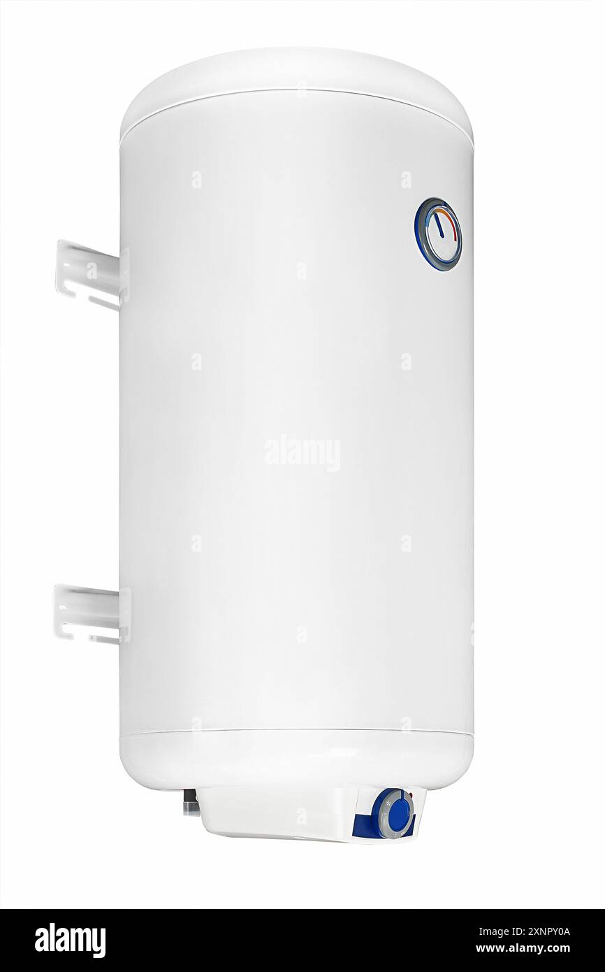 Big modern tanked combination boiler. Large regular household budget ...