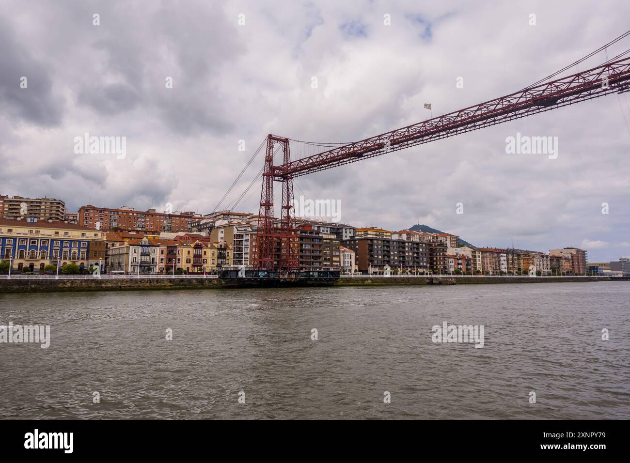 The UNESCO World Heritage Vizcaya Bridge in Getxo, Basque Country ...