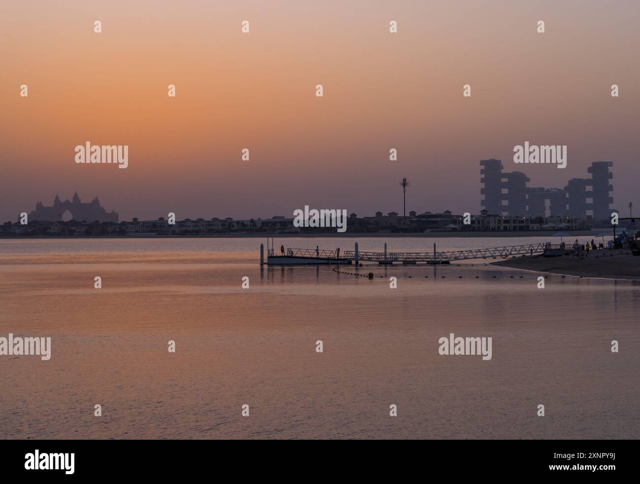 Dubai, UAE - June 1, 2024 - the old and new Atlantis hotels on Palm ...