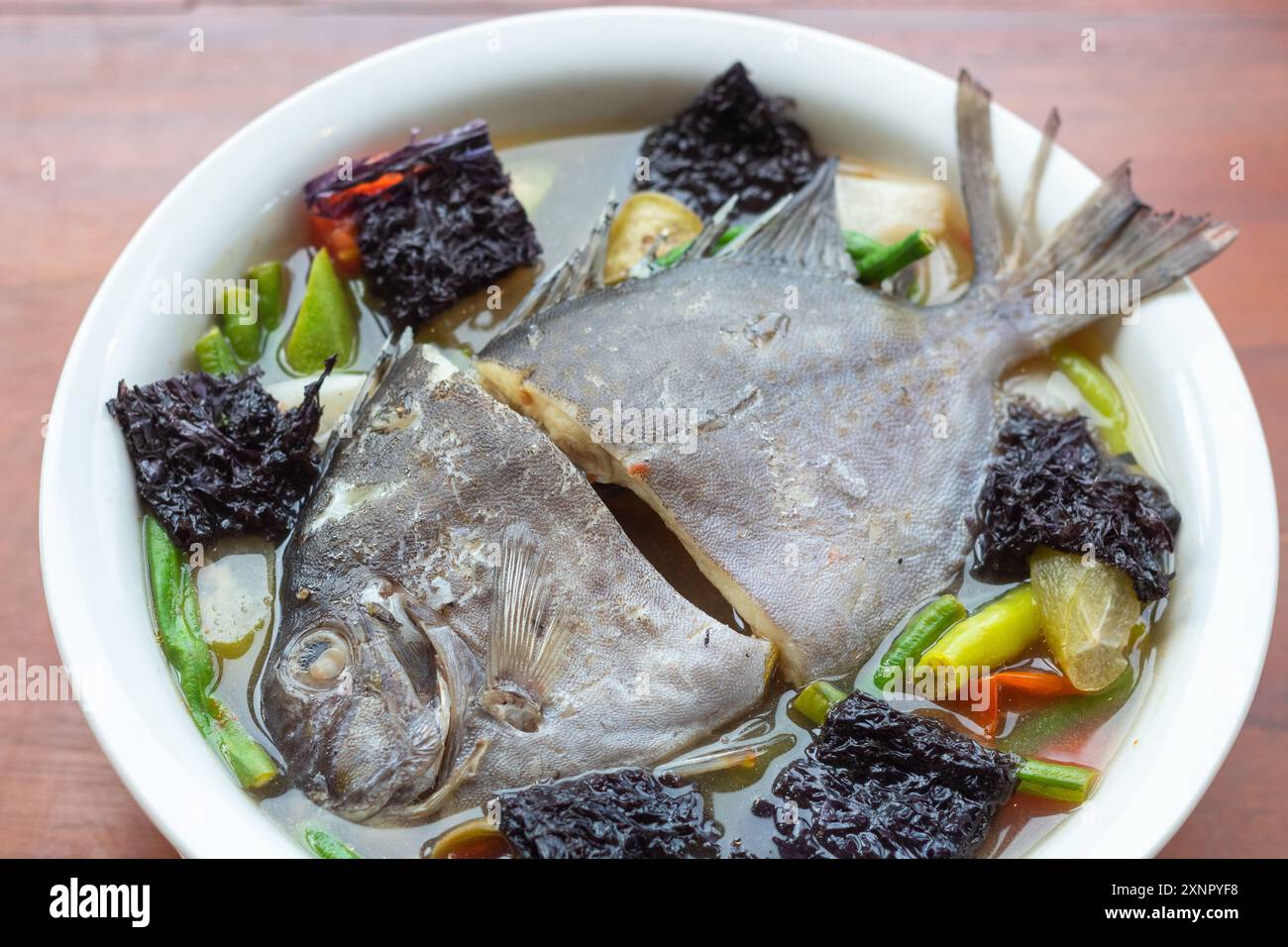 Fish tinola, a popular Filipino stewed fish dish at a local restaurant ...