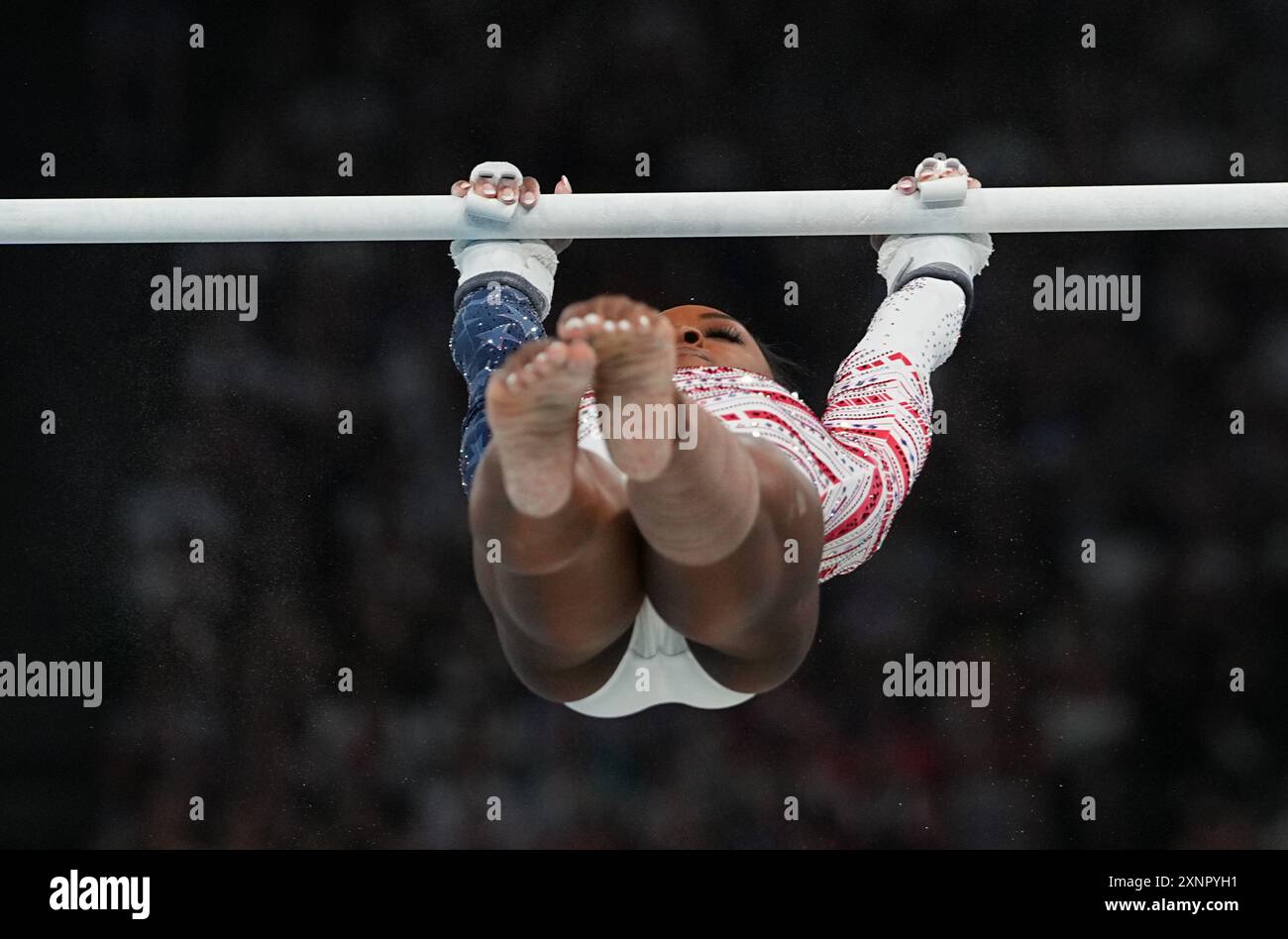 Paris, France. 30 July, 2024. SImone Biles (United States) competes ...