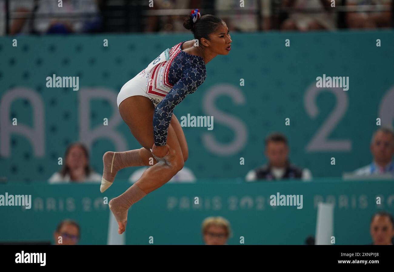 Paris, France. 30 July, 2024. SImone Biles (United States) competes ...