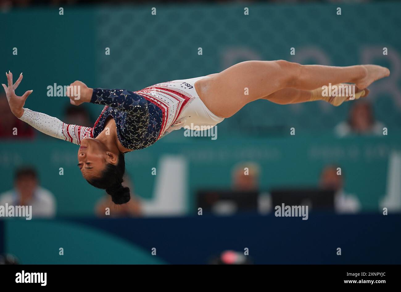 Paris, France. 30 July, 2024. SImone Biles (United States) competes ...