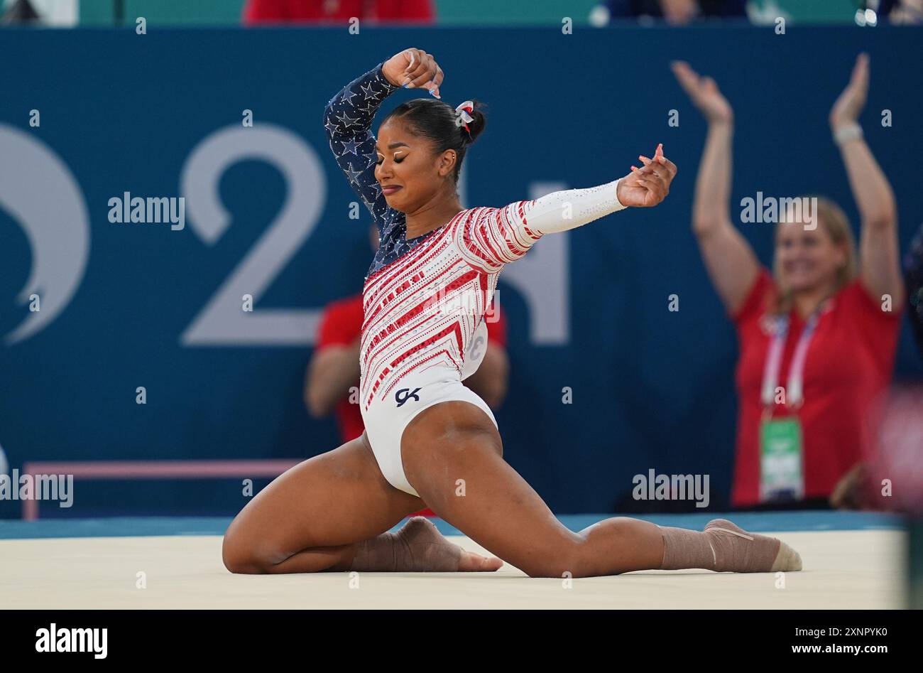 Paris, France. 30 July, 2024. SImone Biles (United States) competes ...