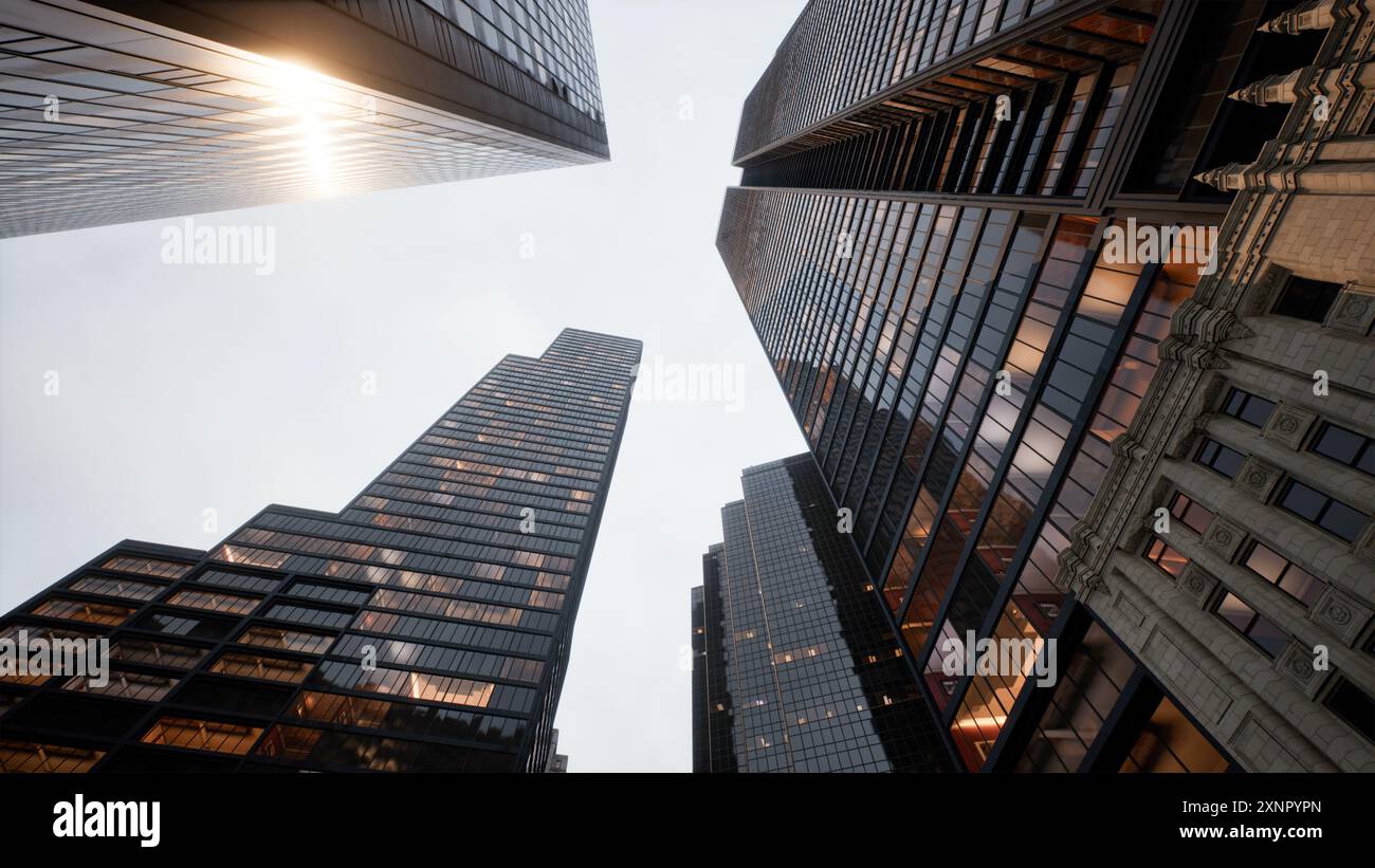 urban geometry glass building . The Modern construction building design ...