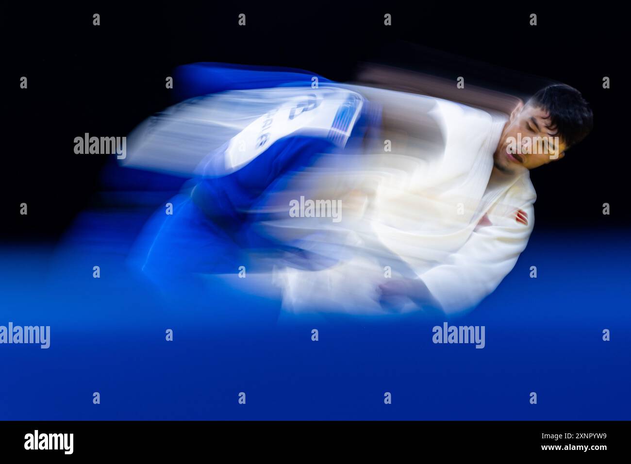 Erlan Sherov of, Kyrgyzstan. , . compete against Ivan Felipe Silva ...