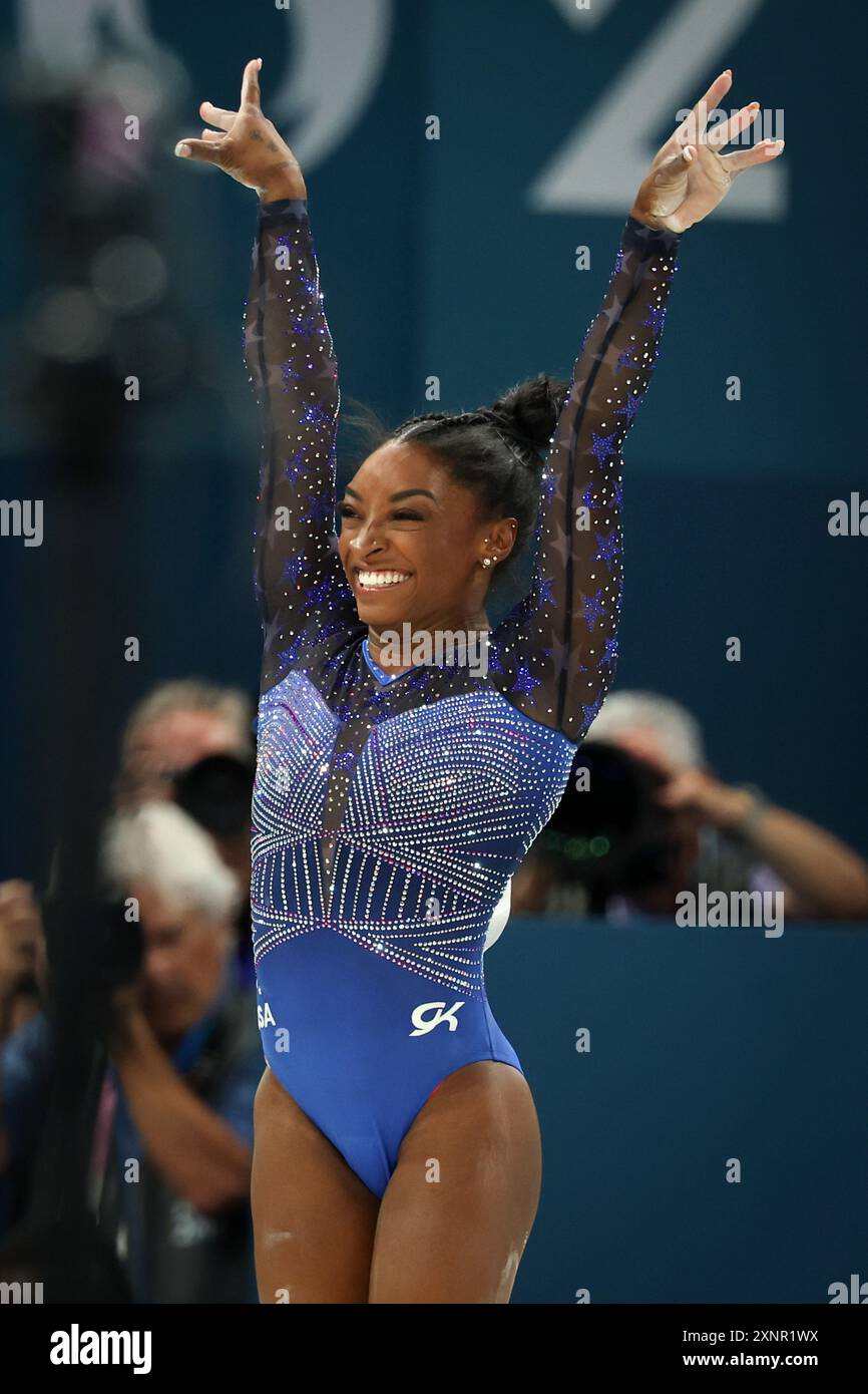 PARIS, FRANCE - AUGUST 01: Olympic Champion and Gold Medal Winner ...