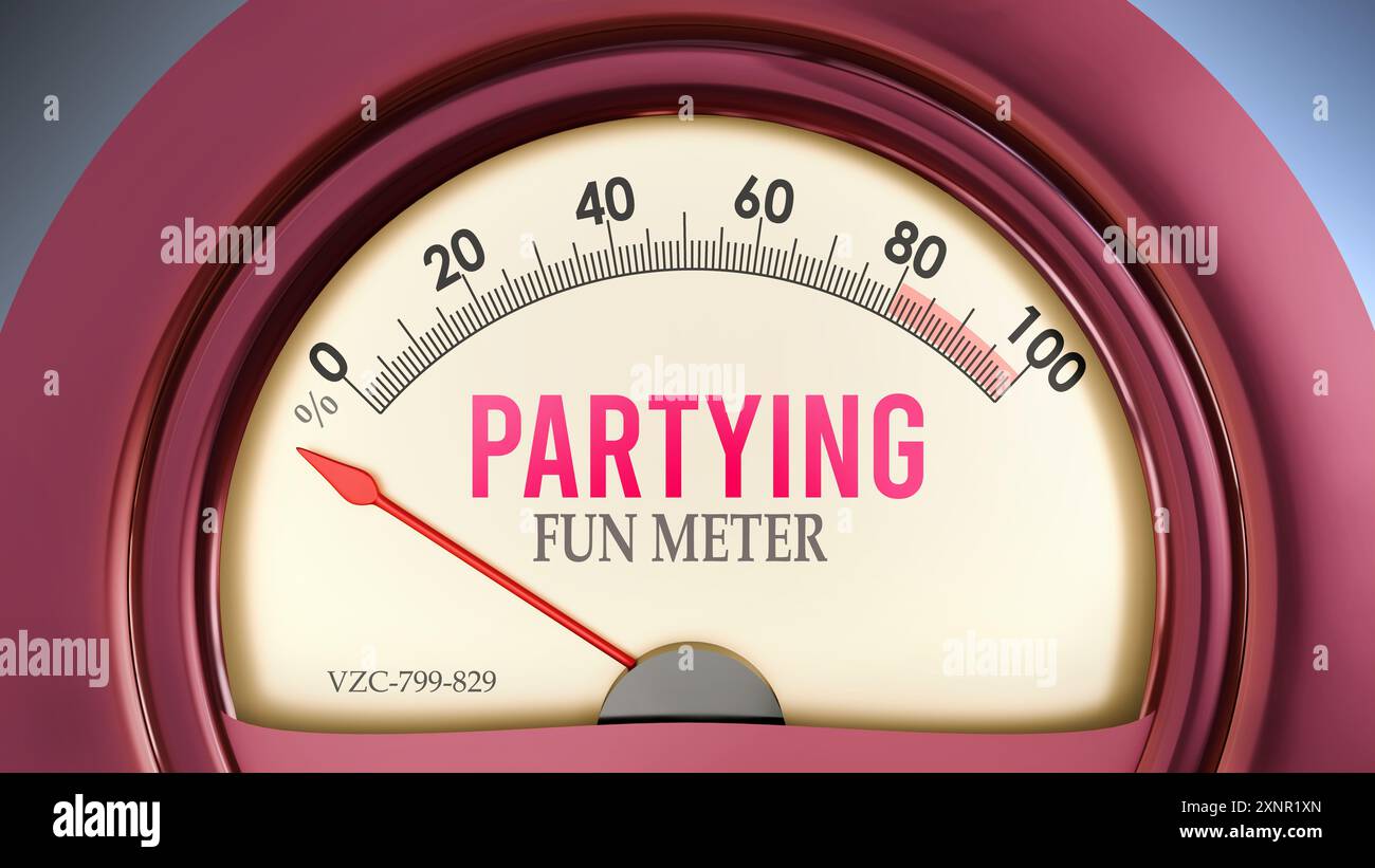 Partying and Fun Meter that hits less than zero, showing an extremely ...