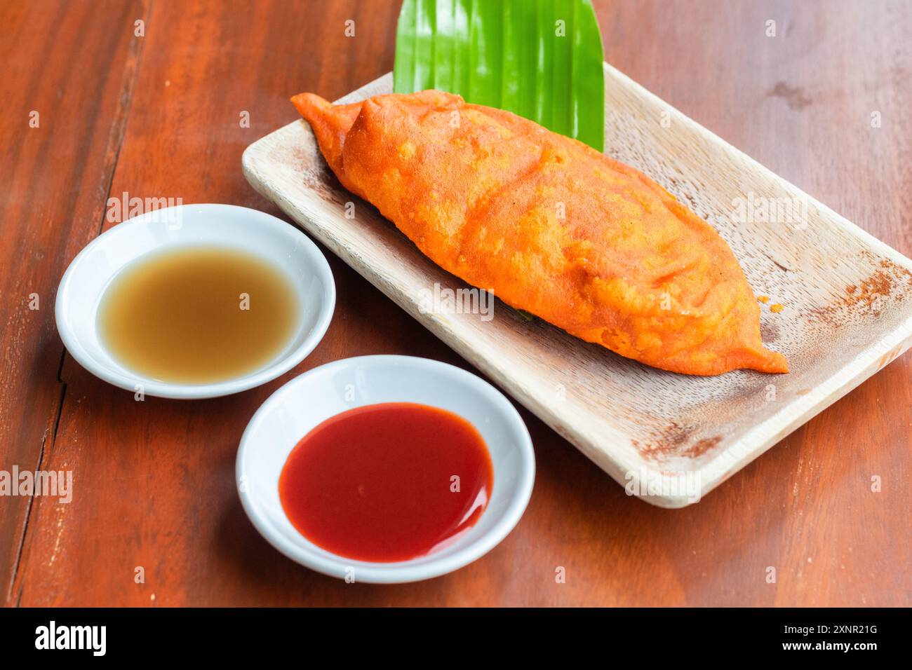 Ilocano empanada, a popular snack in Ilocos, Philippines Stock Photo ...