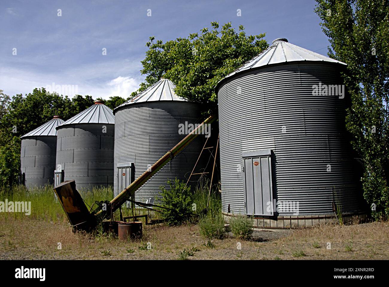 JULIAETTA/IDAHO /USA- Residential areas and hill soundin juliaetta ...