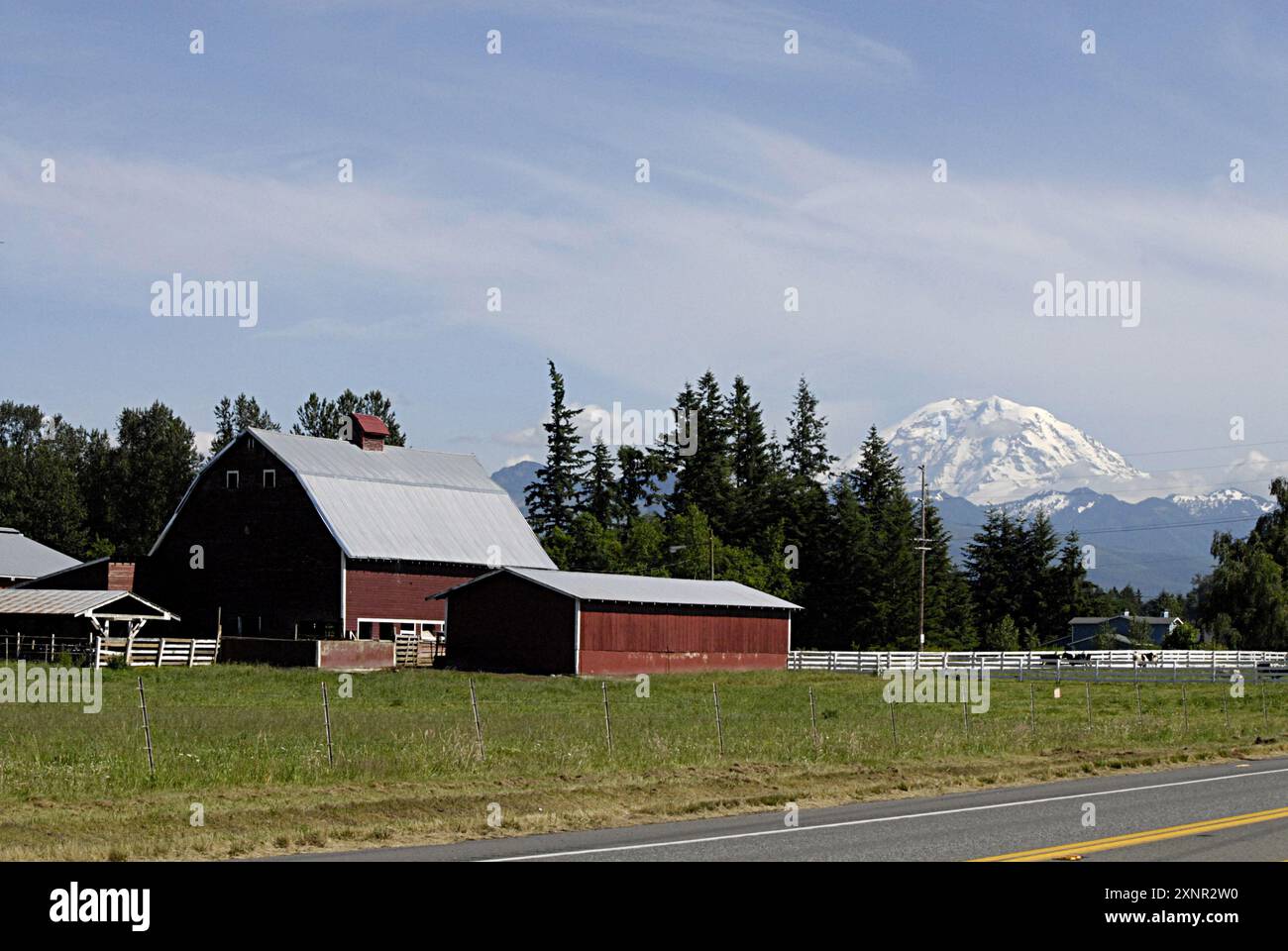 buckley/Washington state View of Mount Rainier 21 June 2014 (Photo by ...
